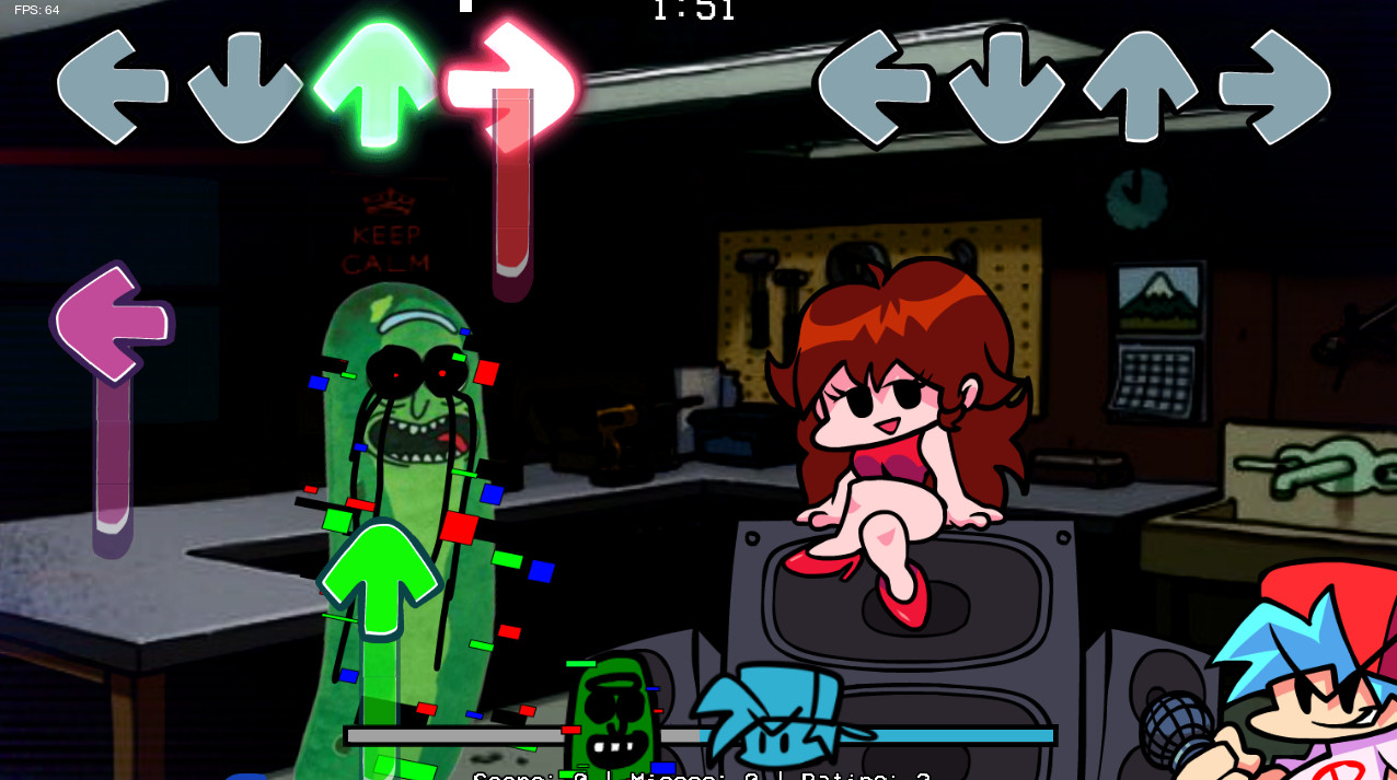 VS. Pibby Pickle Rick Mod for Friday Night Funkin' | FNF Mods