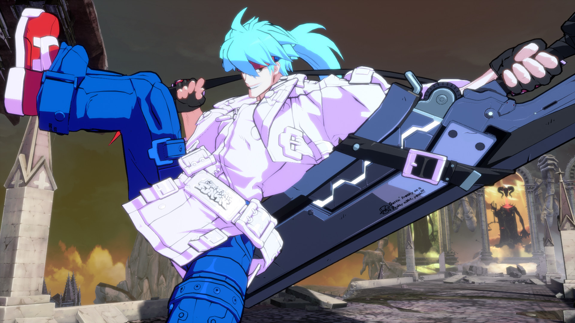 FNF Boyfriend Sol Badguy (Color 11) Mod for GUILTY GEAR -STRIVE- | GGST ...