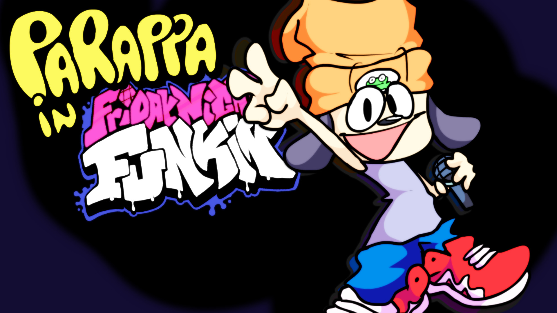 PaRappa Reskin Mod for Friday Night Funkin' | FNF Mods