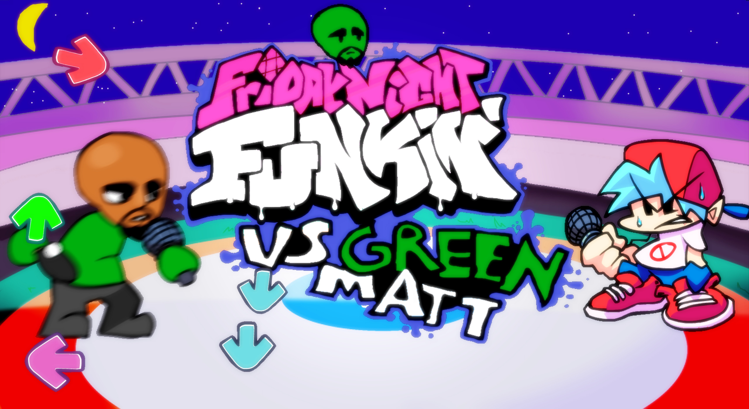 Vs Green Matt Mod for Friday Night Funkin' | FNF Mods