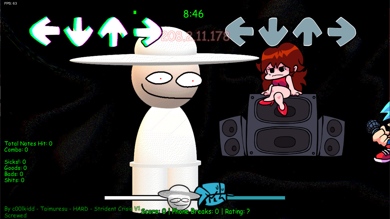 Strident Crisis With Taimuresu Mod for Friday Night Funkin' | FNF Mods