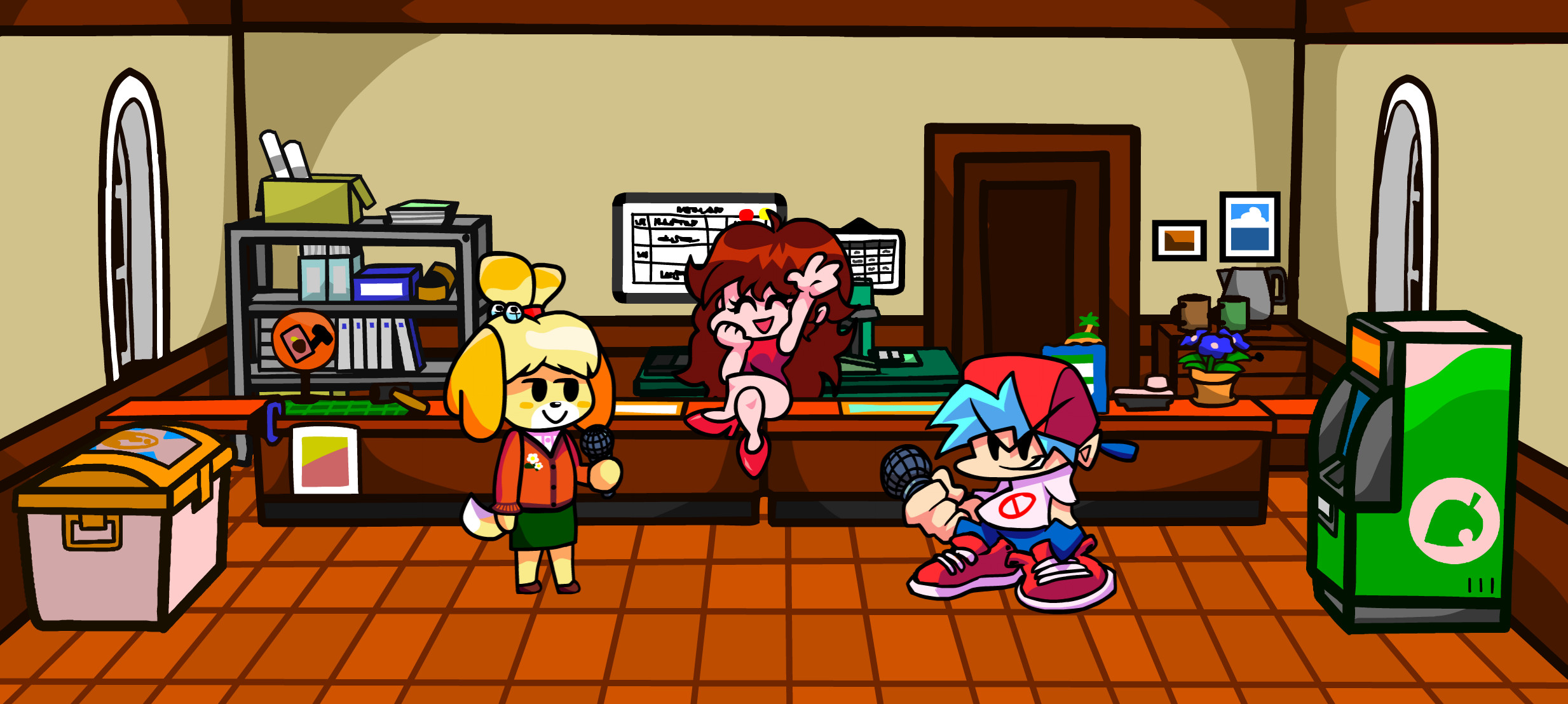 Friday Night Crossin' Mod for Friday Night Funkin' | FNF Mods