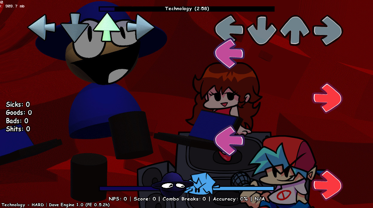 New Bombu With A Faces [Friday Night Funkin'] [Mods]