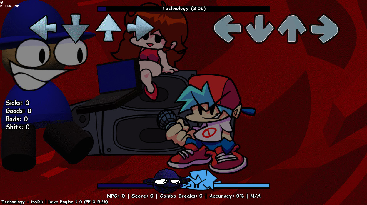 New Bombu With A Faces [Friday Night Funkin'] [Mods]