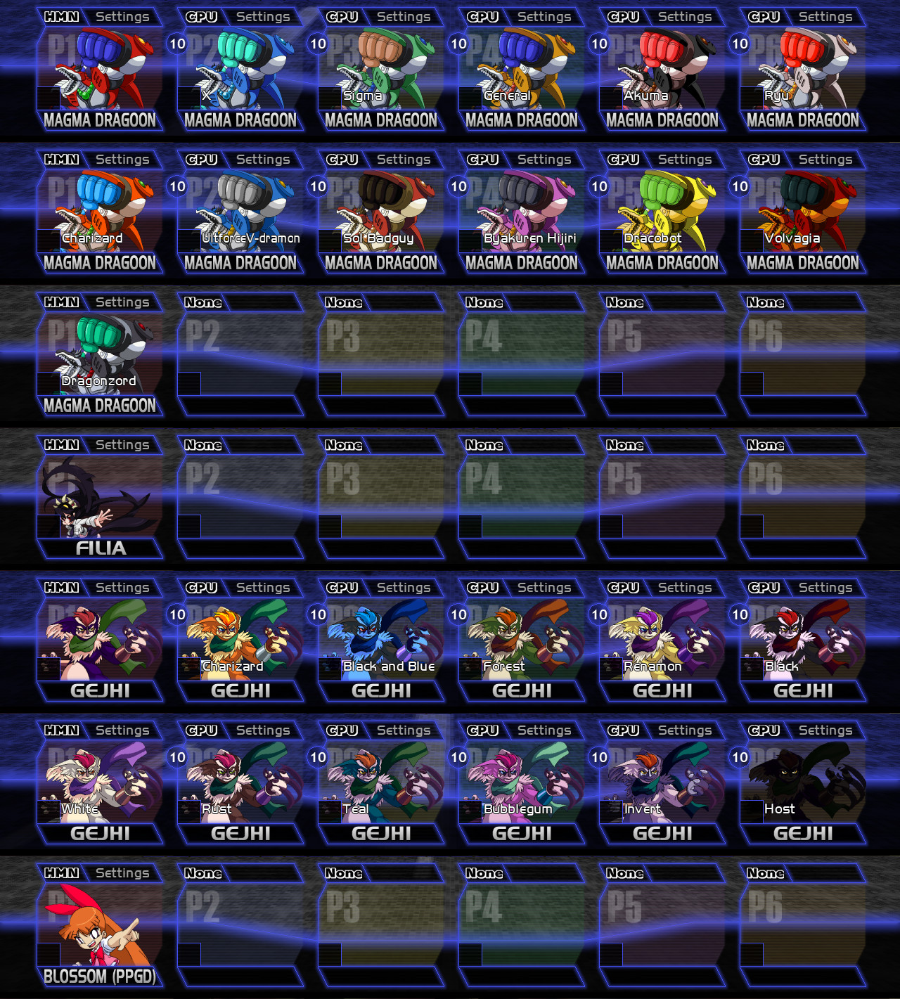 Gfx 5 Characters - Third Pack (CMC/9.4) Mod for Super Smash Bros. Crusade | SSBC Mods