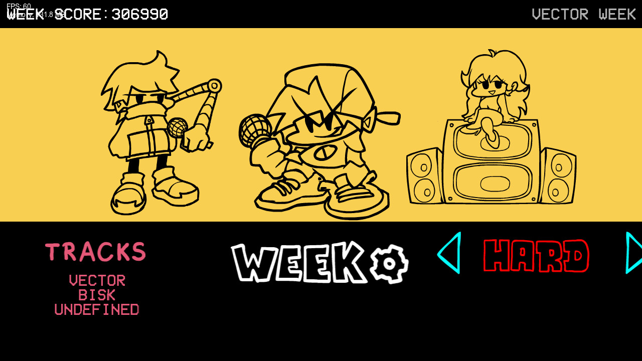 FNF : V.S. Vector Mod Full Week [Friday Night Funkin'] [Mods]