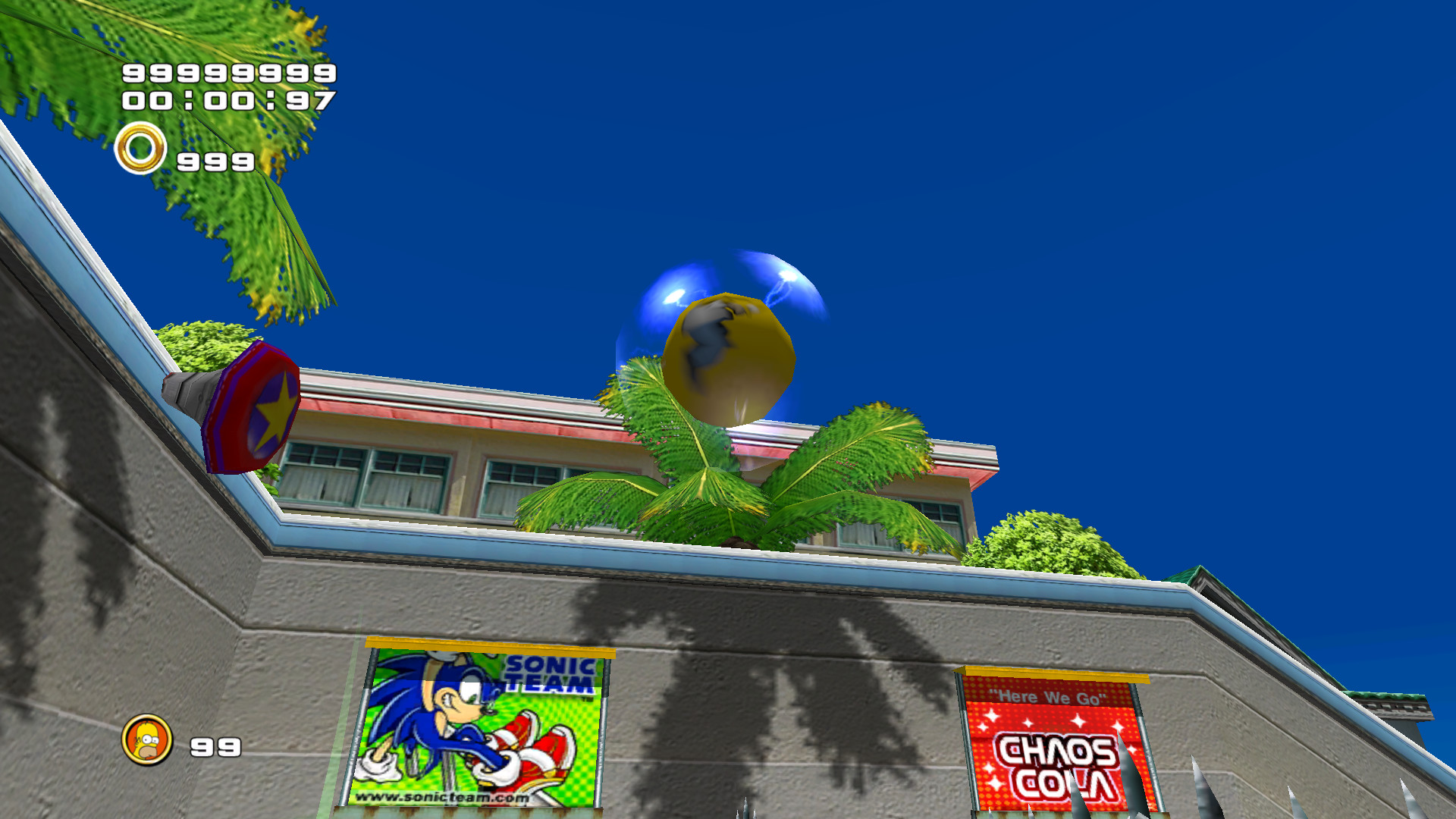 Homer Simpsonic Mod for Sonic Adventure 2 | SA2 Mods