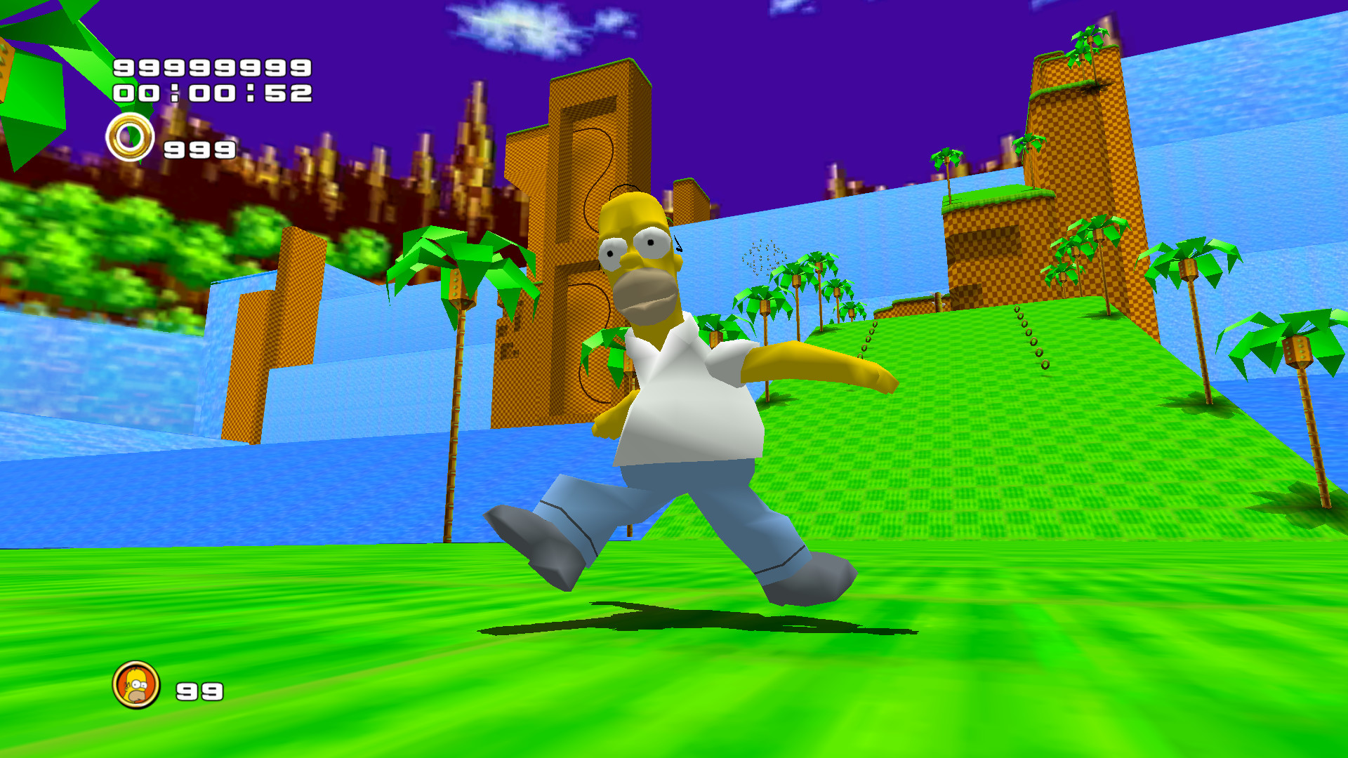 Homer Simpsonic Mod for Sonic Adventure 2 | SA2 Mods