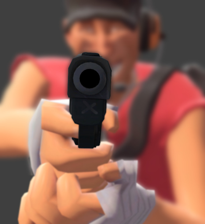 A Bit Too Realistic Pistol [Team Fortress 2] [Mods]