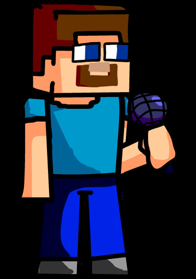 Steve Playable Character (FLA included) [Friday Night Funkin'] [Mods]