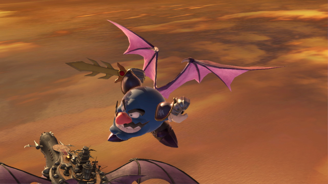 Wario's Face on Meta Knight Mod for Super Smash Bros. Ultimate | SSBU Mods