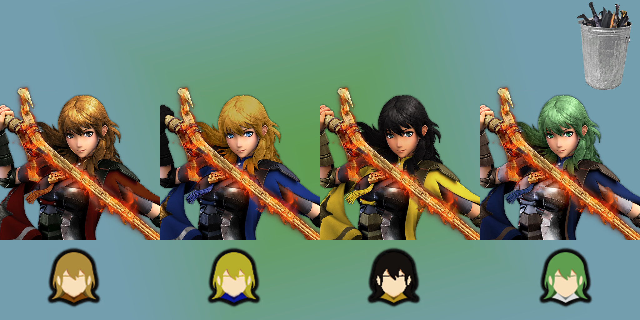 All Female Byleth Mod for Super Smash Bros. Ultimate | SSBU Mods