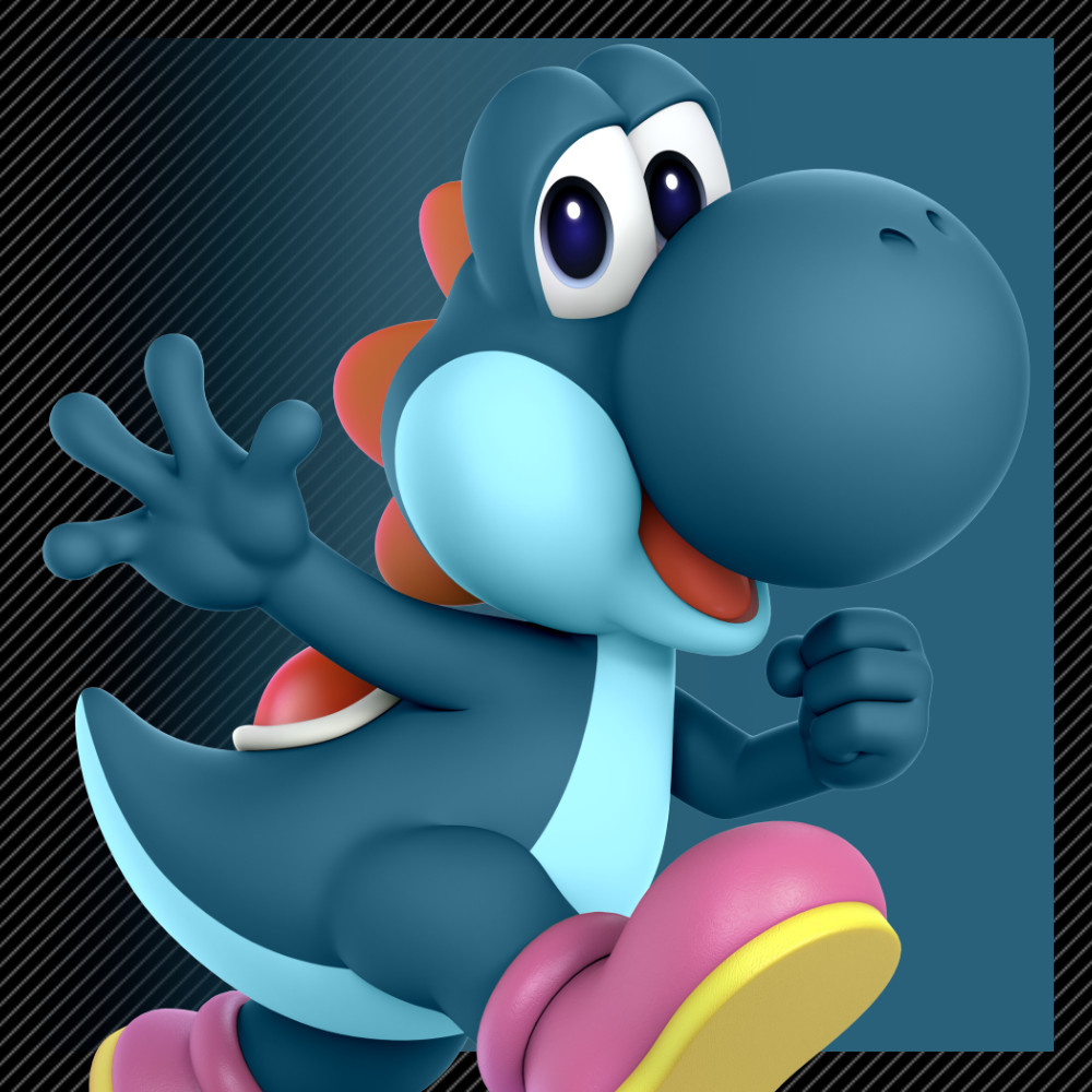 Pop Blue Yoshi Mod for Super Smash Bros. Ultimate | SSBU Mods