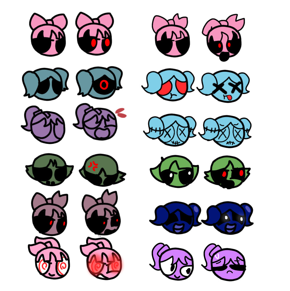 V.S Blossom.EXE Mod for Friday Night Funkin' | FNF Mods