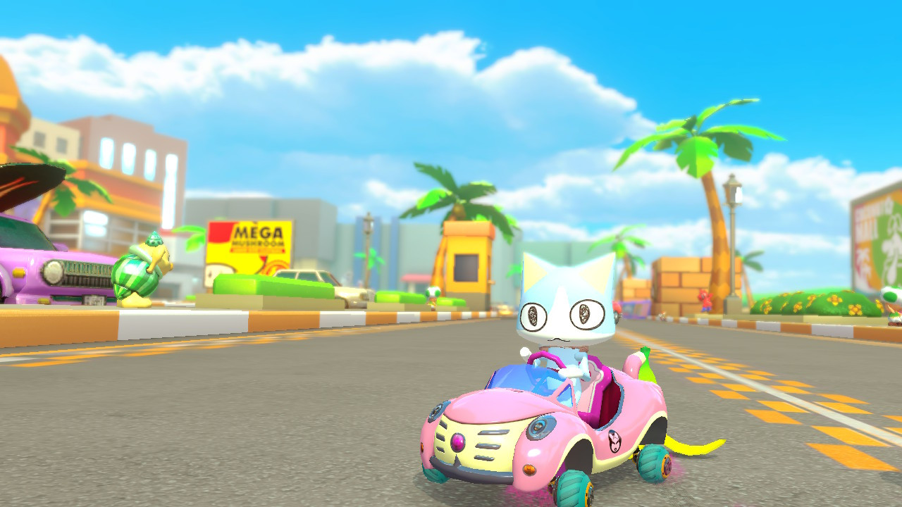 Sora from Doko Demo Issyo - Over Isabelle OR Wendy Mod for Mario Kart 8 ...