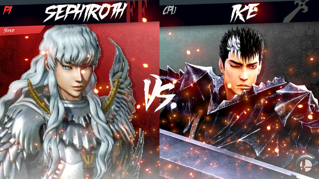 Griffith over Sephiroth Mod for Super Smash Bros. Ultimate | SSBU Mods