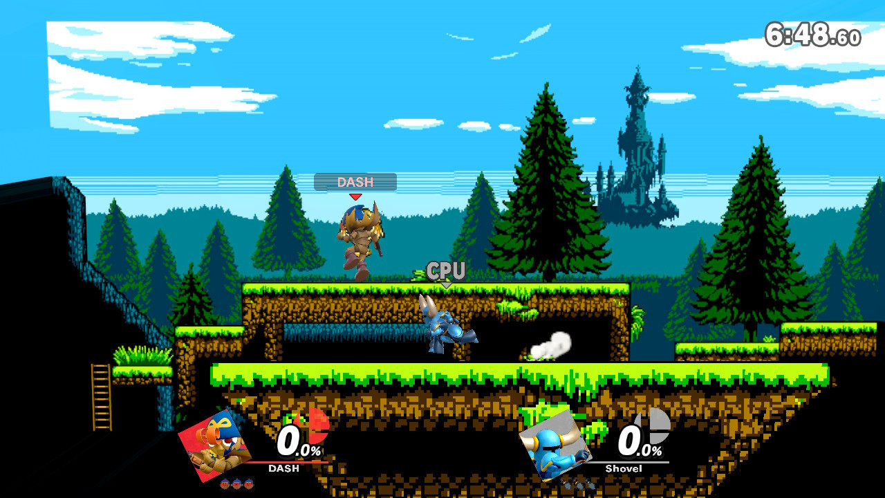 Shovel Knight UI over Mii Swordfighter Mod for Super Smash Bros ...