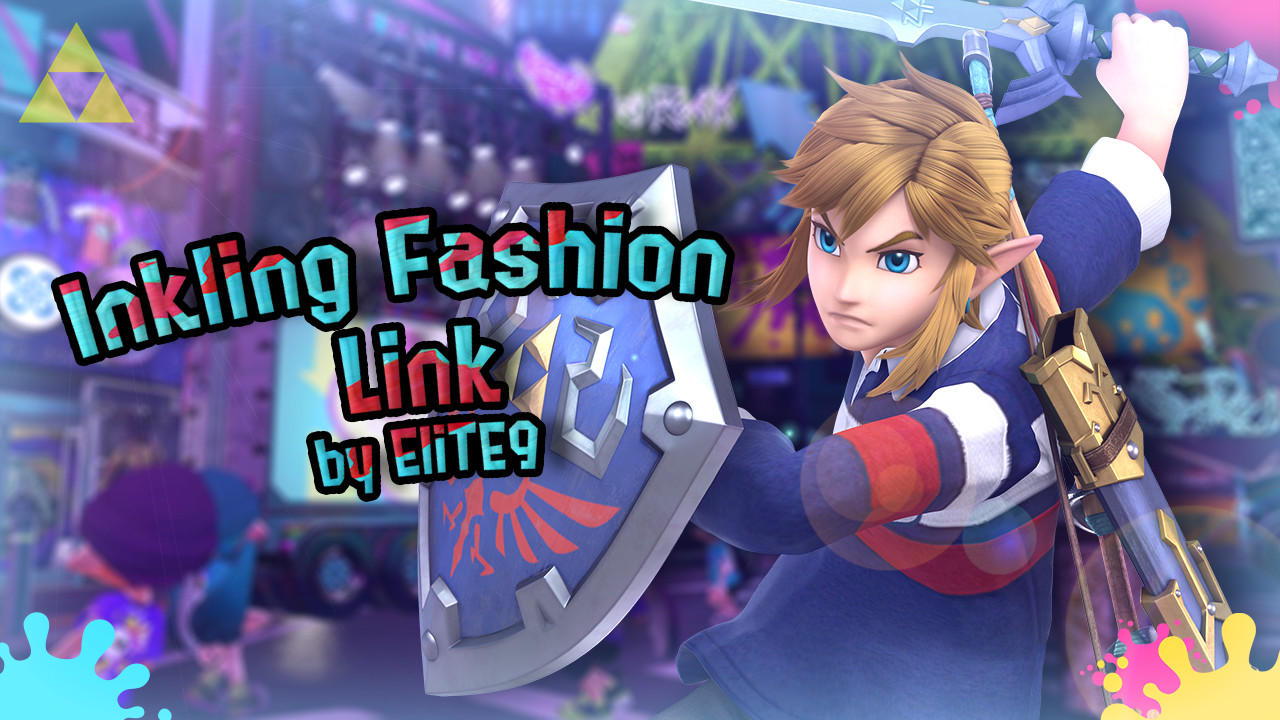 Inkling Fashion Link Mod for Super Smash Bros. Ultimate | SSBU Mods