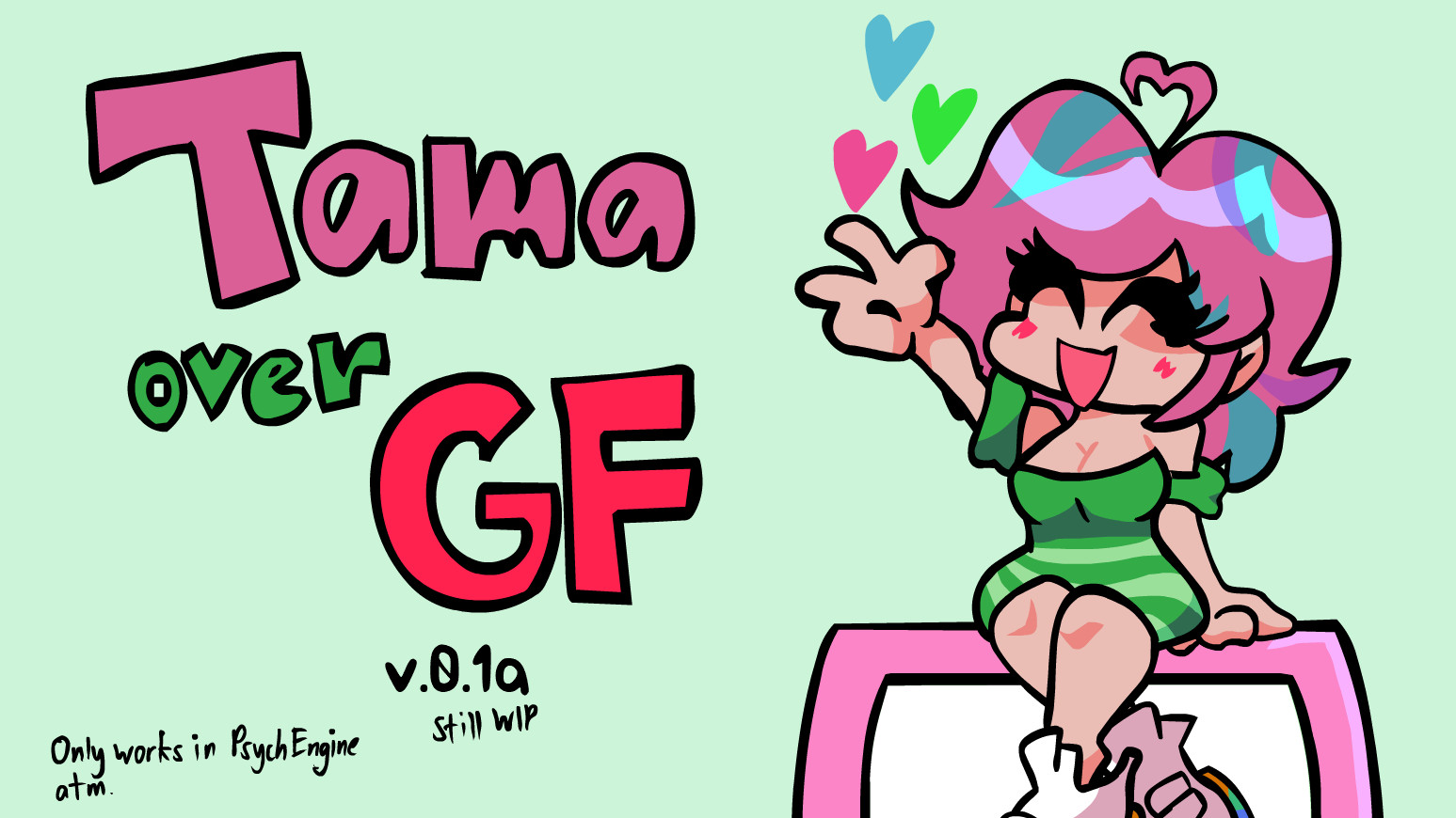 Tama Over GF (PSYCH ENGINE ONLY ATM) Mod for Friday Night Funkin' | FNF ...