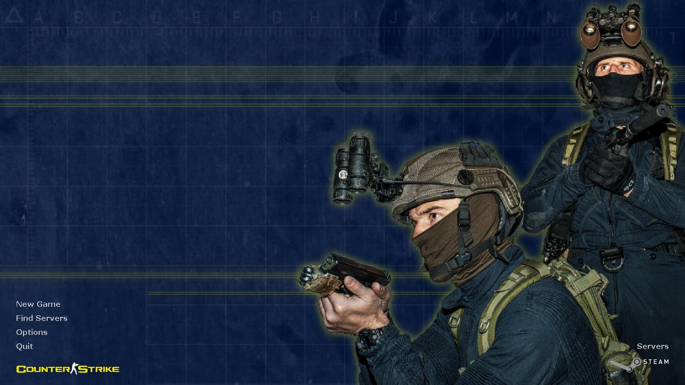 Vanilla-Themed GIGN Background [Counter-Strike 1.6] [Mods]