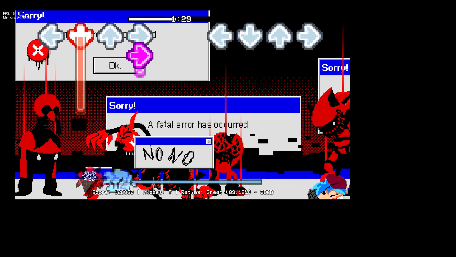 fatality chart Mod for Friday Night Funkin' | FNF Mods