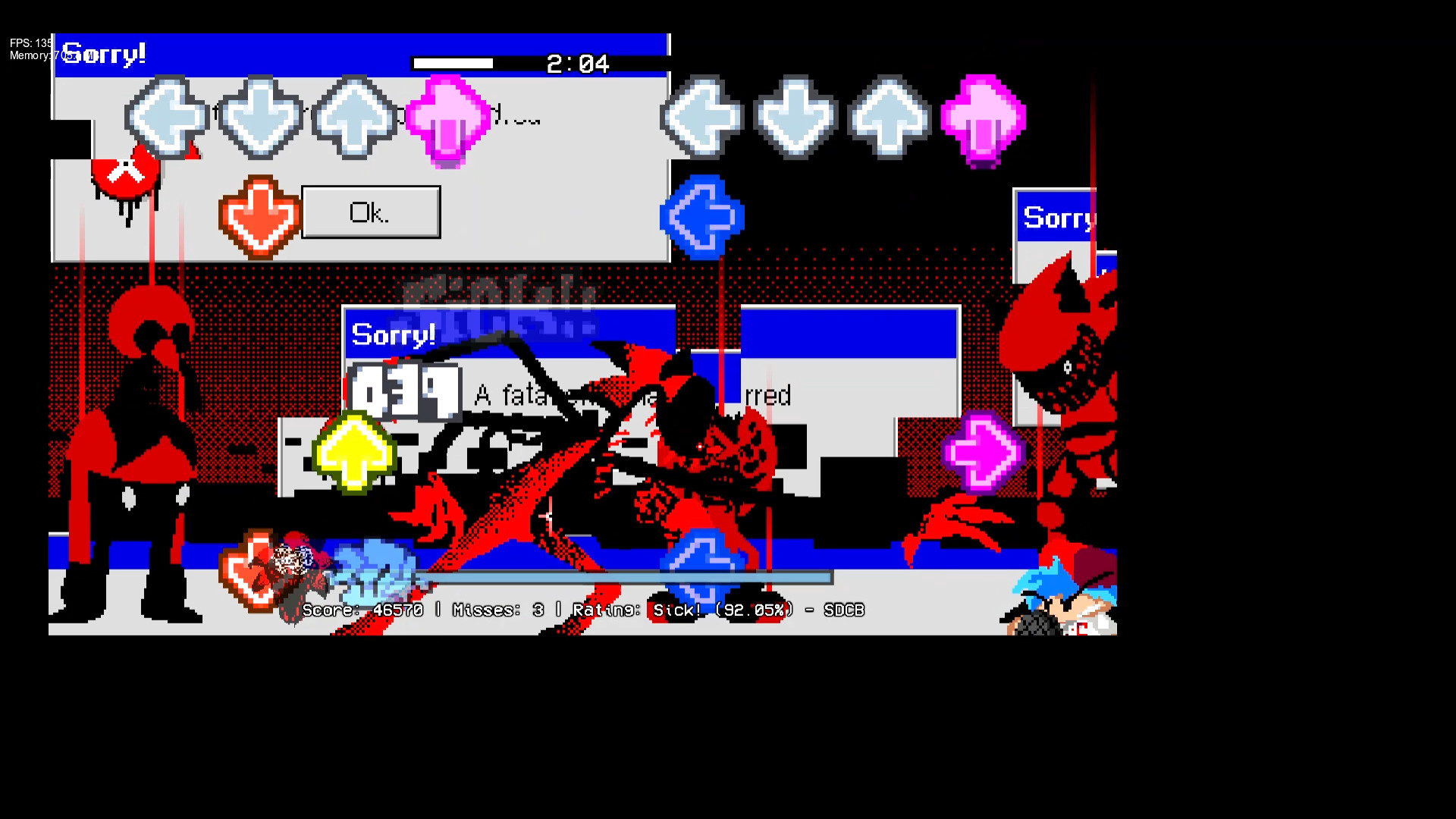 fatality chart Mod for Friday Night Funkin' | FNF Mods