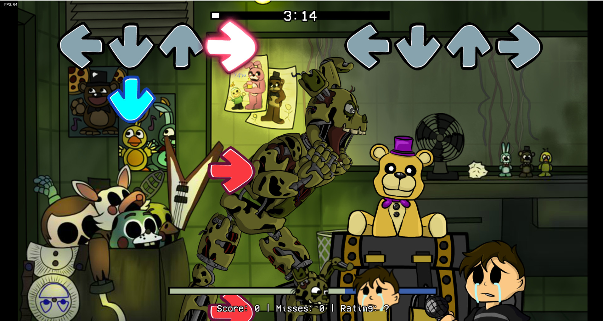 Funkin Nights at Freddy's DEMO Mod for Friday Night Funkin' | FNF Mods