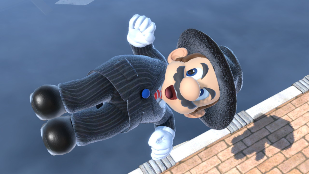 Black Suit Mario Mod for Super Smash Bros. Ultimate | SSBU Mods