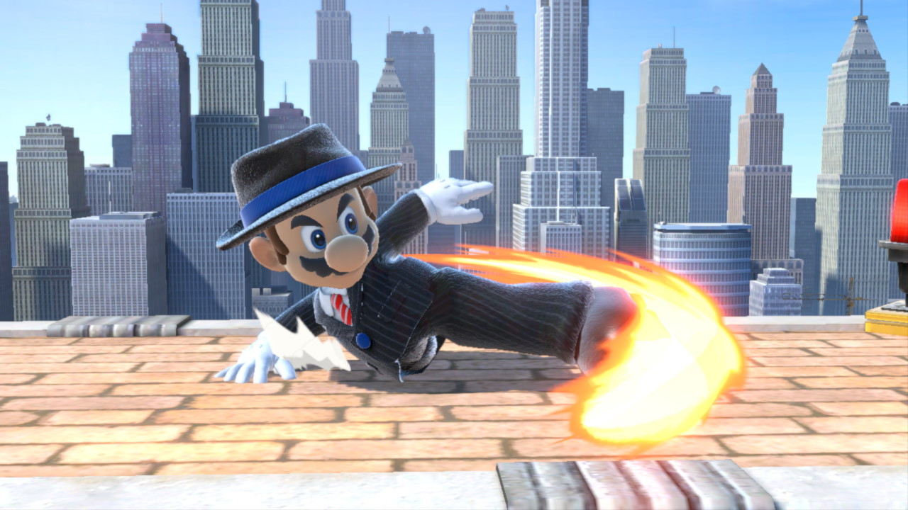Black Suit Mario Mod for Super Smash Bros. Ultimate | SSBU Mods
