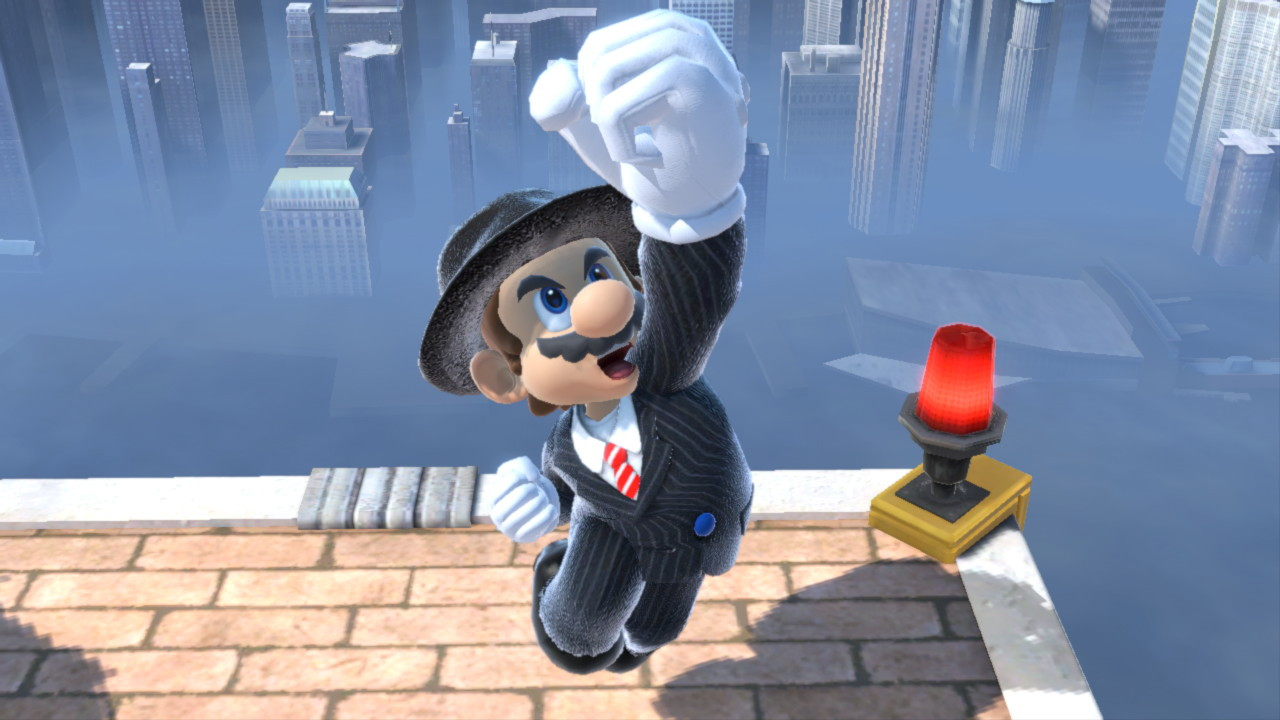 Black Suit Mario Mod for Super Smash Bros. Ultimate | SSBU Mods