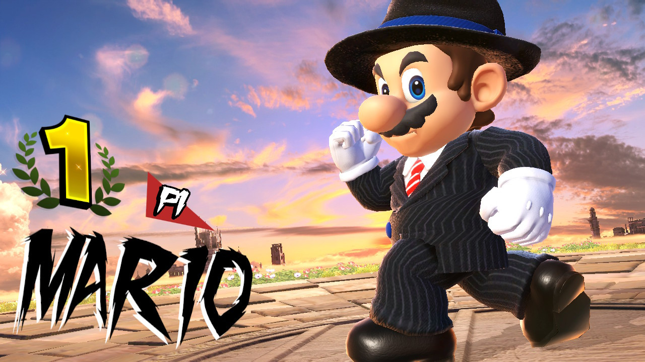 Black Suit Mario Mod for Super Smash Bros. Ultimate | SSBU Mods