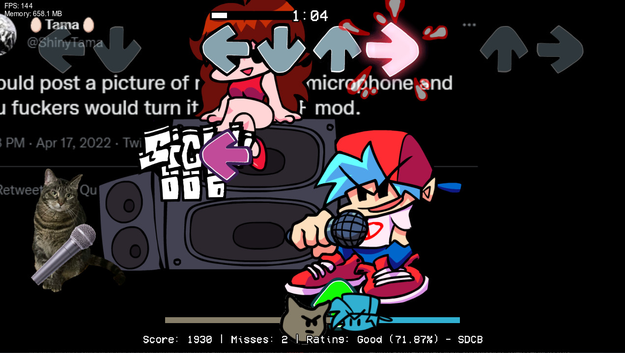 vs Tama's Cat [Friday Night Funkin'] [Mods]