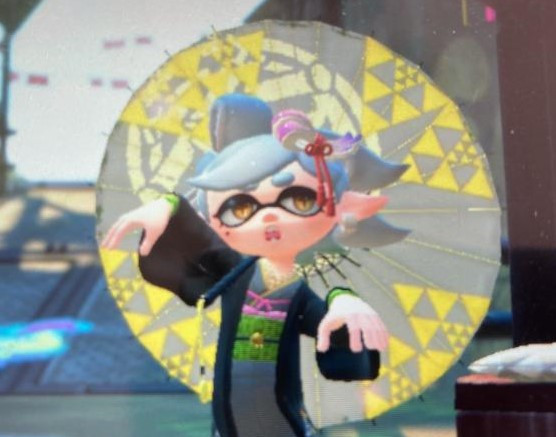 Splatoon 3 Marie's umbrella mod ! Mod for Splatoon 2 | Splatoon 2 Mods