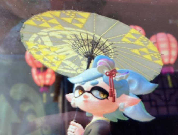 Splatoon 3 Marie's umbrella mod ! Mod for Splatoon 2 | Splatoon 2 Mods