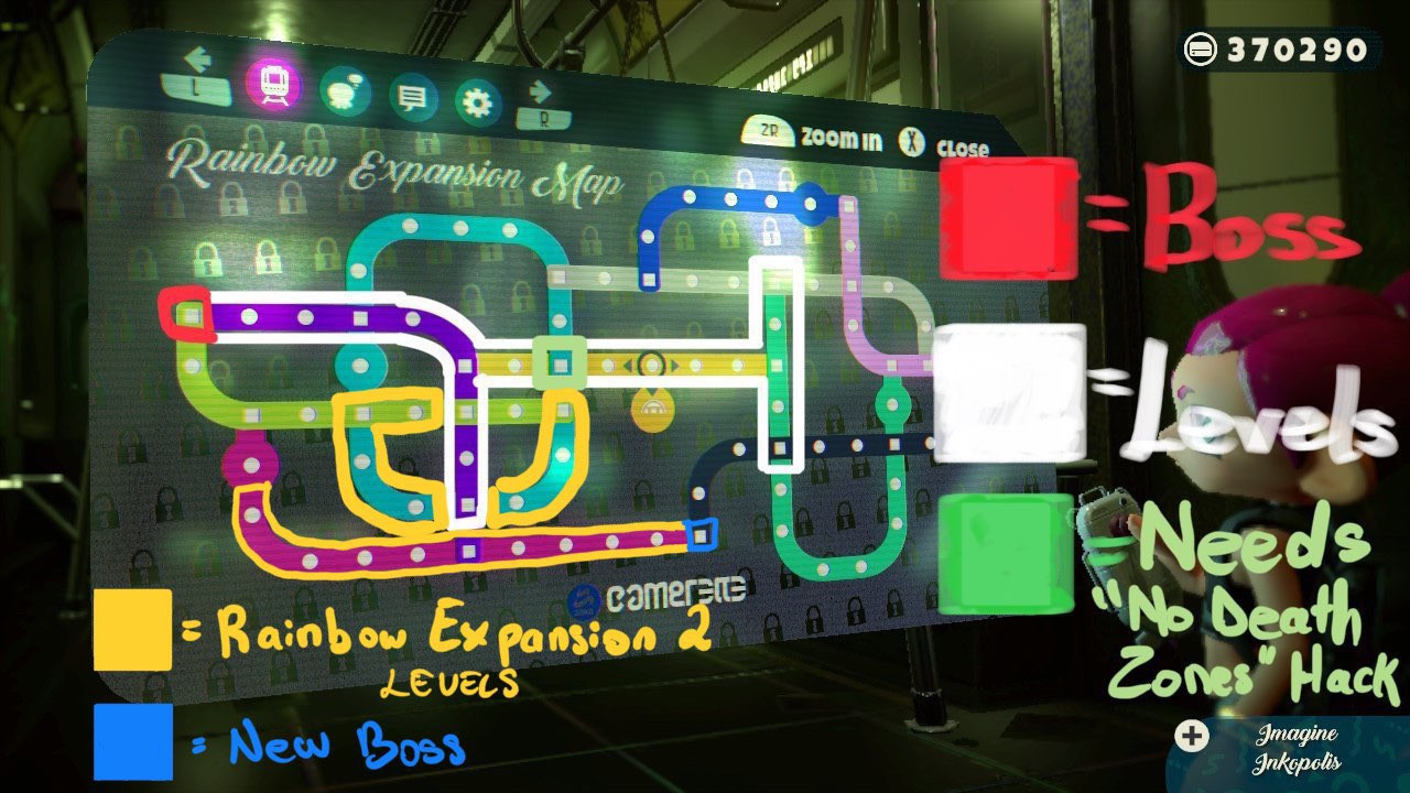 Rainbow Expansion 2 [A Custom Level Pack for S2] [Splatoon 2] [Mods]