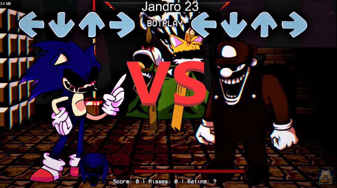 SONIC.EXE VS MX [You Can't Run x Power Down] Mod for Friday Night ...