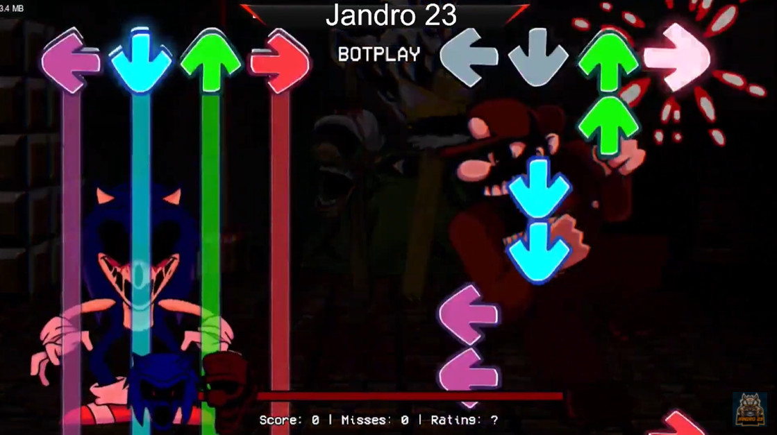 SONIC.EXE VS MX [You Can't Run x Power Down] Mod for Friday Night ...