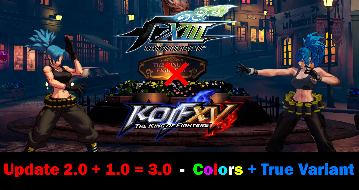 XIII Style Leona Mod for The King of Fighters XV | KoFXV Mods