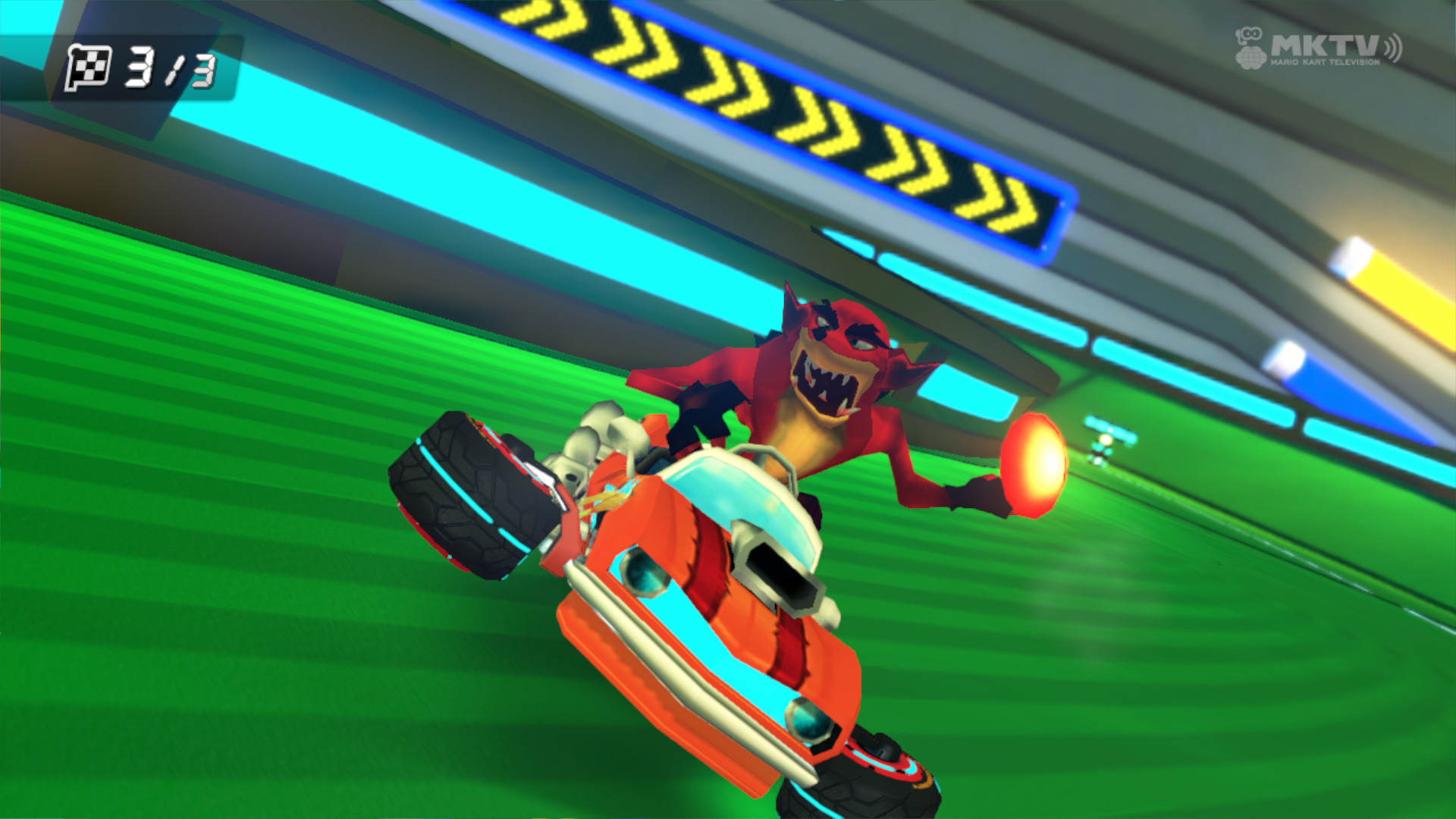 Evil Crash (CTTR) Over Roy [Mario Kart 8] [Mods]