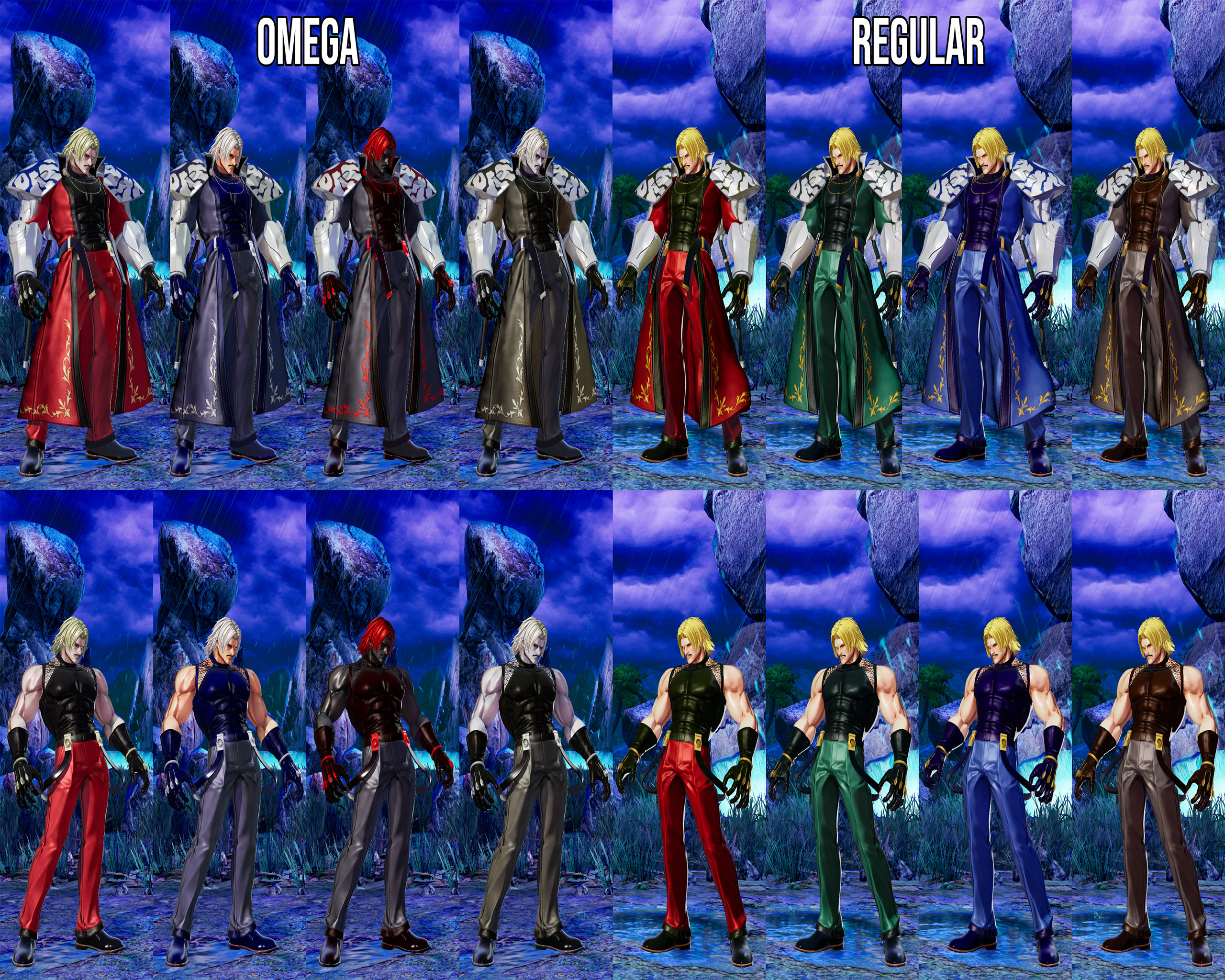 2002UM Omega/98 Rugal Color Set Mod for The King of Fighters XV | KoFXV ...