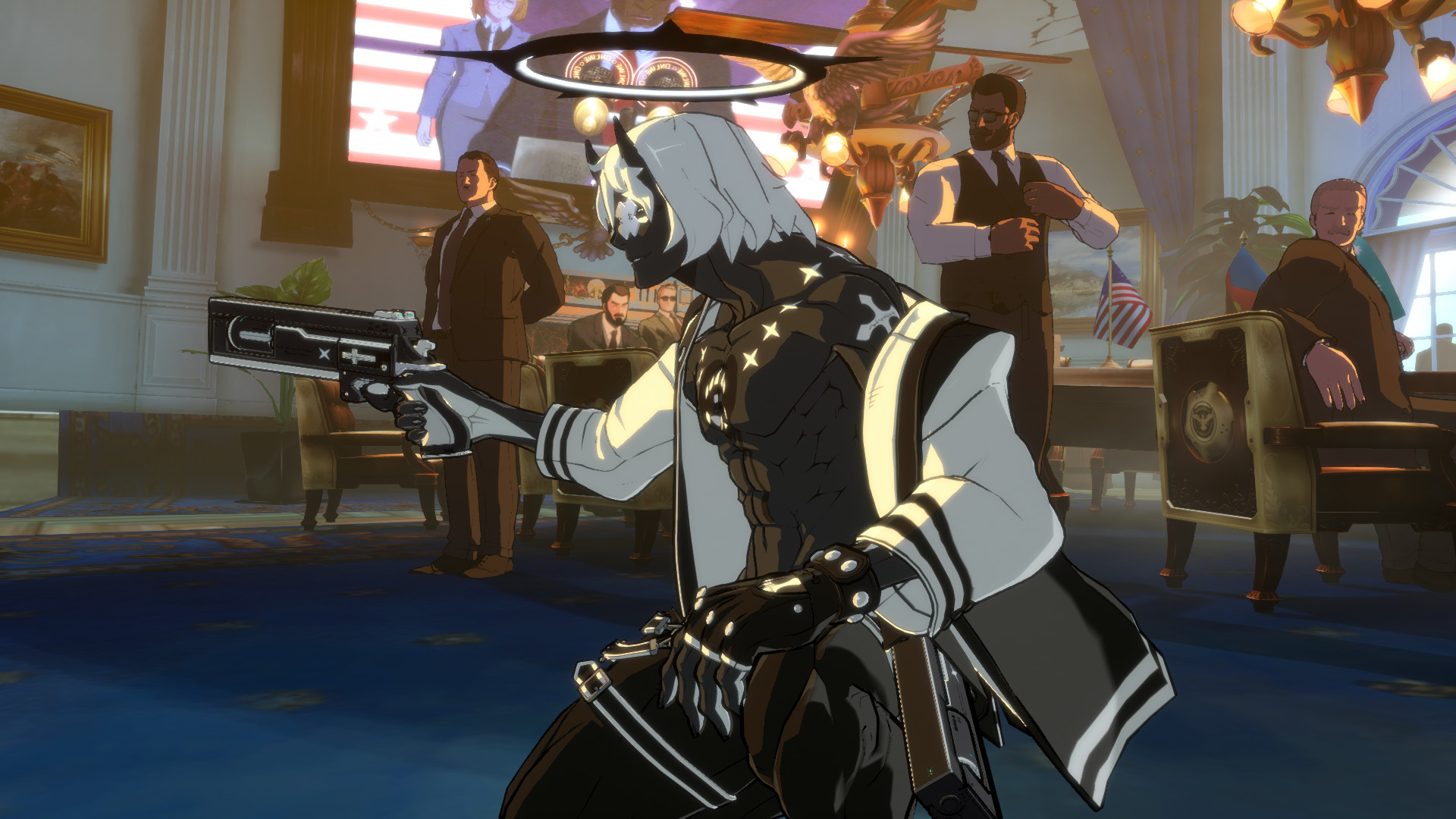 Monochrome Happy Chaos Mod for GUILTY GEAR -STRIVE- | GGST Mods