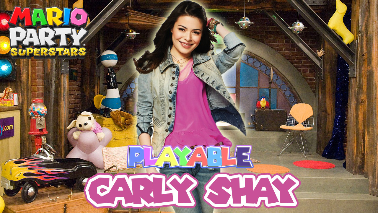 Carly Shay/Miranda Cosgrove over Daisy Mod for Mario Party Superstars ...