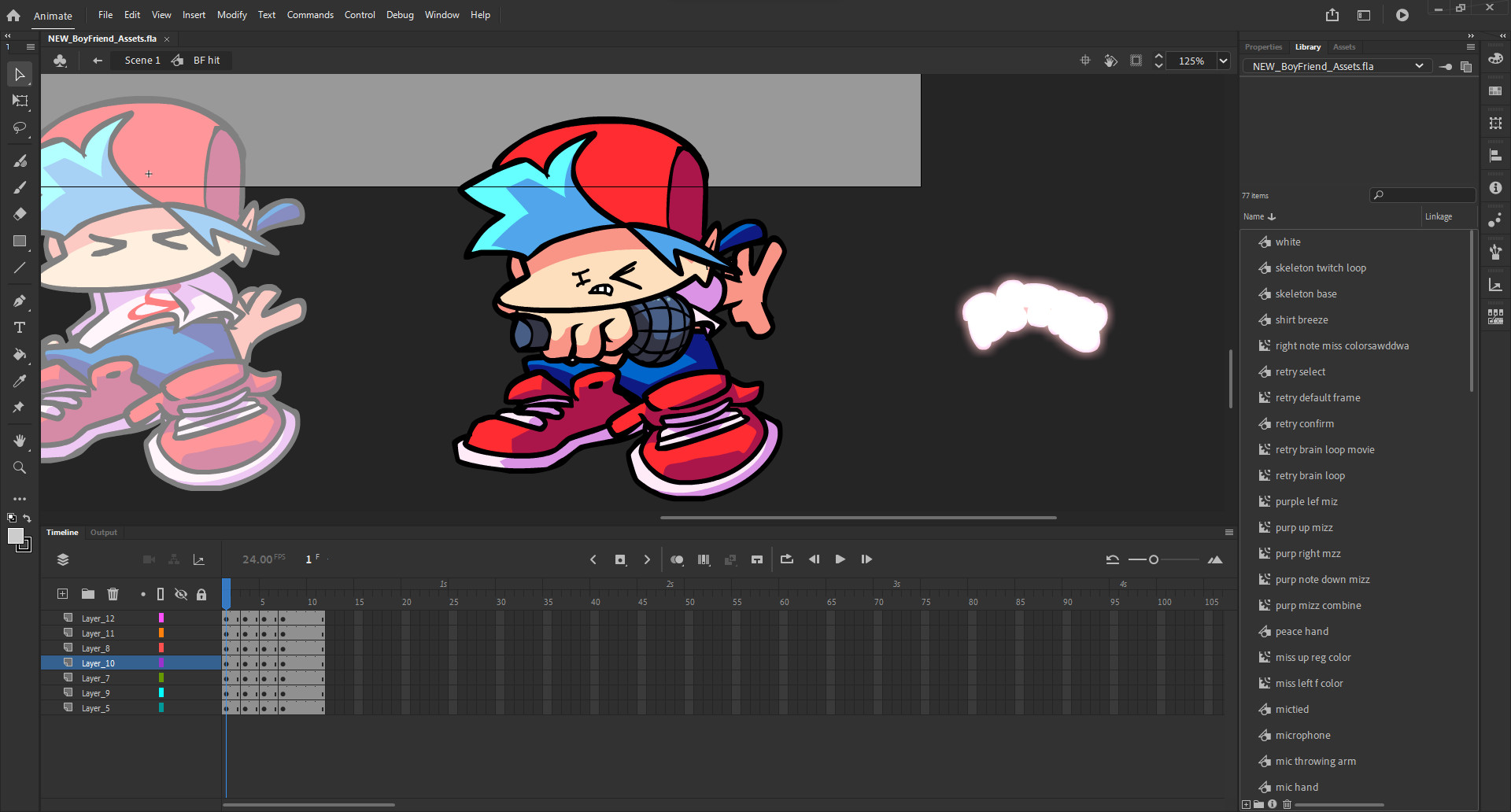 Trash bf assets Mod for Friday Night Funkin' | FNF Mods