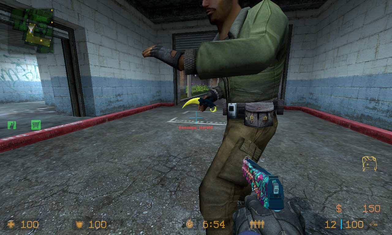 Golden Karambit Mod for Counter-Strike: Source | CS:S Mods