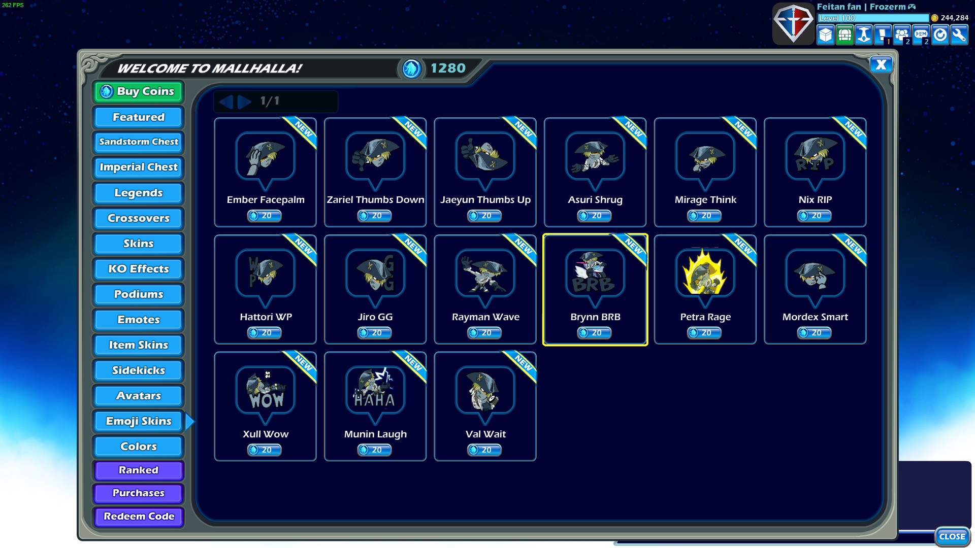 Lucien ver Emojis [Brawlhalla] [Mods]