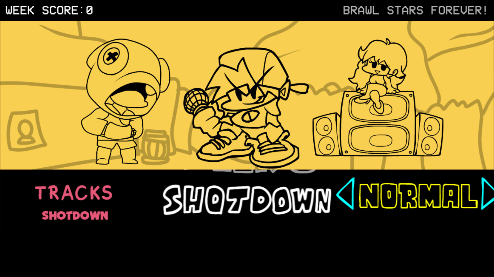 FNF X BRAWL STARS | VS LEON Mod for Friday Night Funkin' | FNF Mods