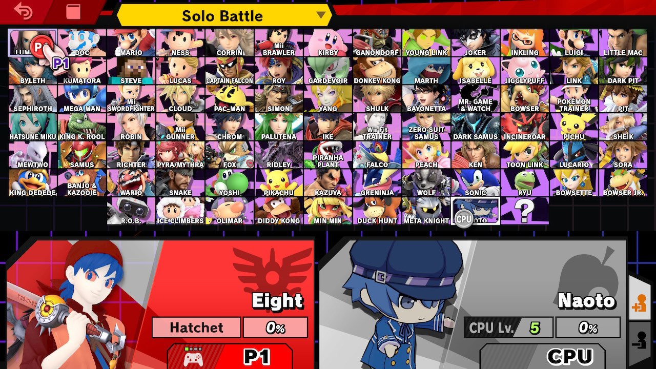 CSS Based off my character playtime Mod for Super Smash Bros. Ultimate ...