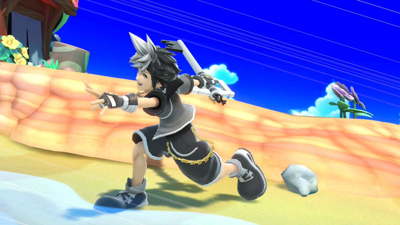 Black and White Sora Mod for Super Smash Bros. Ultimate | SSBU Mods