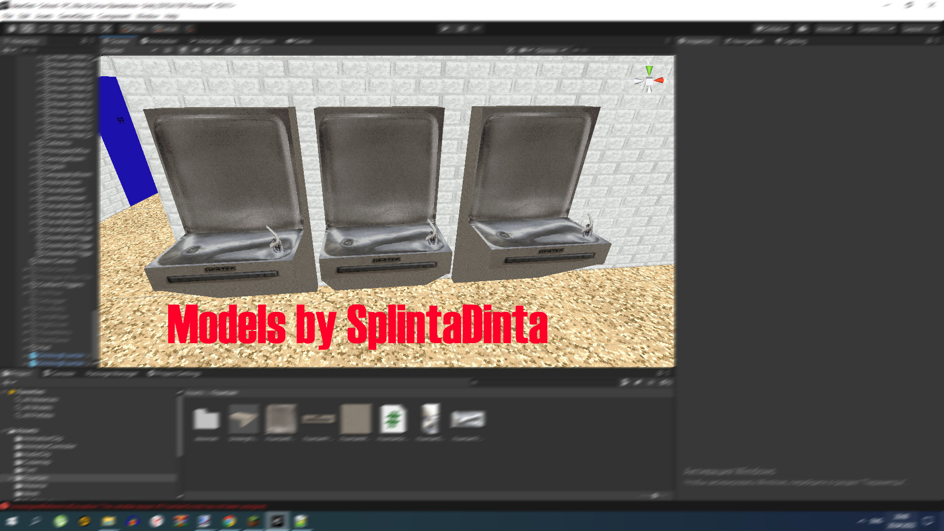 Water Fountain Package by Slasha Mod for Baldi's Basics | Baldi Mods