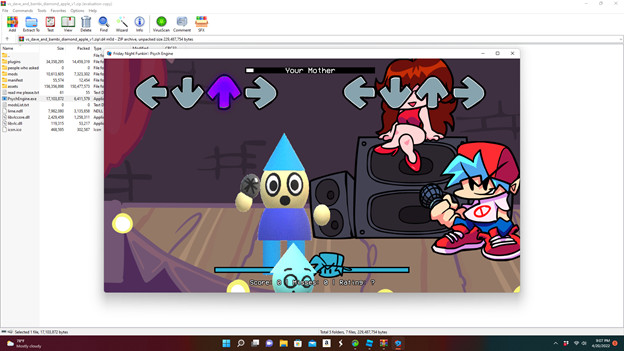 Vs. Dave and Bambi: Diamond Apple Edition Mod for Friday Night Funkin ...